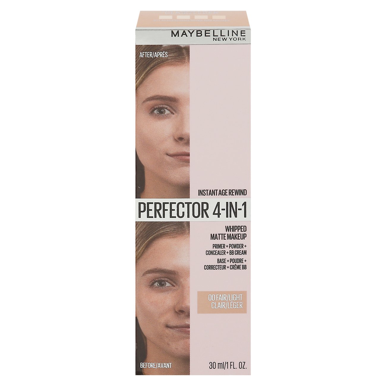 Maybelline Instant Age Rewind Perfector 4-In-1 Matte Makeup - 00 Fair ...