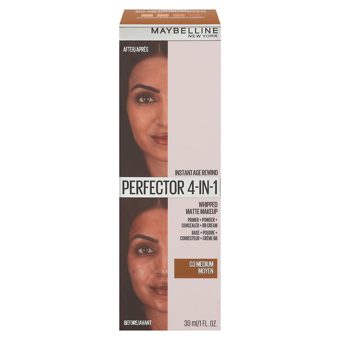 Maybelline Instant Age Rewind Perfector 4-In-1 Matte Makeup - 03 Medium ...