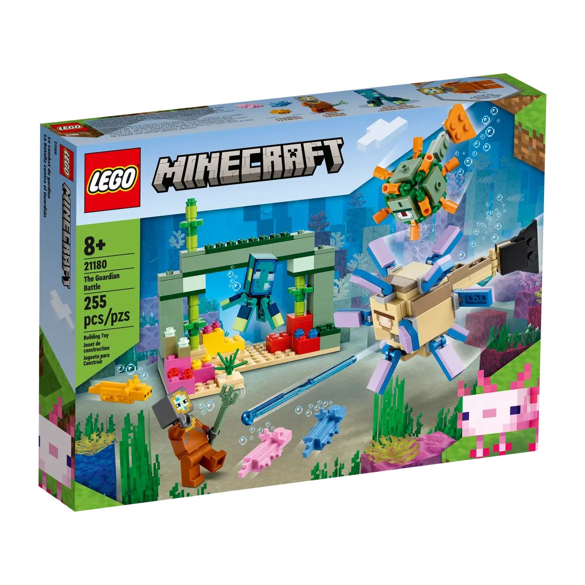 LEGO Minecraft The Guardian Battle Set - Shop Lego & building blocks at ...