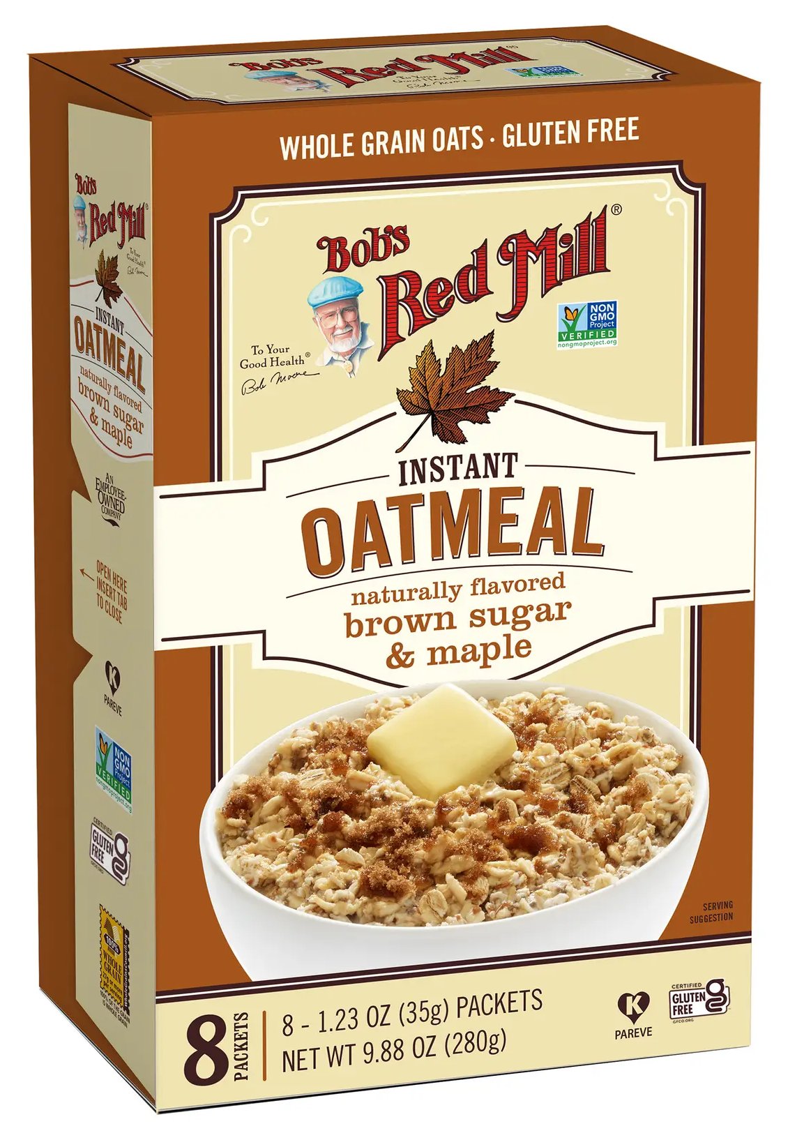 Bob's Red Mill Brown Sugar & Maple Instant Oatmeal, 8 ct | Central ...