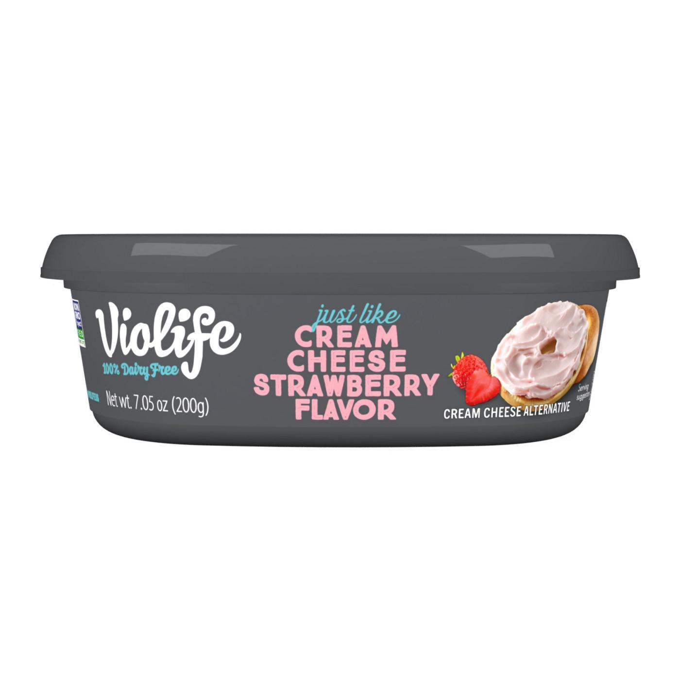 Violife Dairy Free Just Like Strawberry Cream Cheese - Shop Cheese at H-E-B