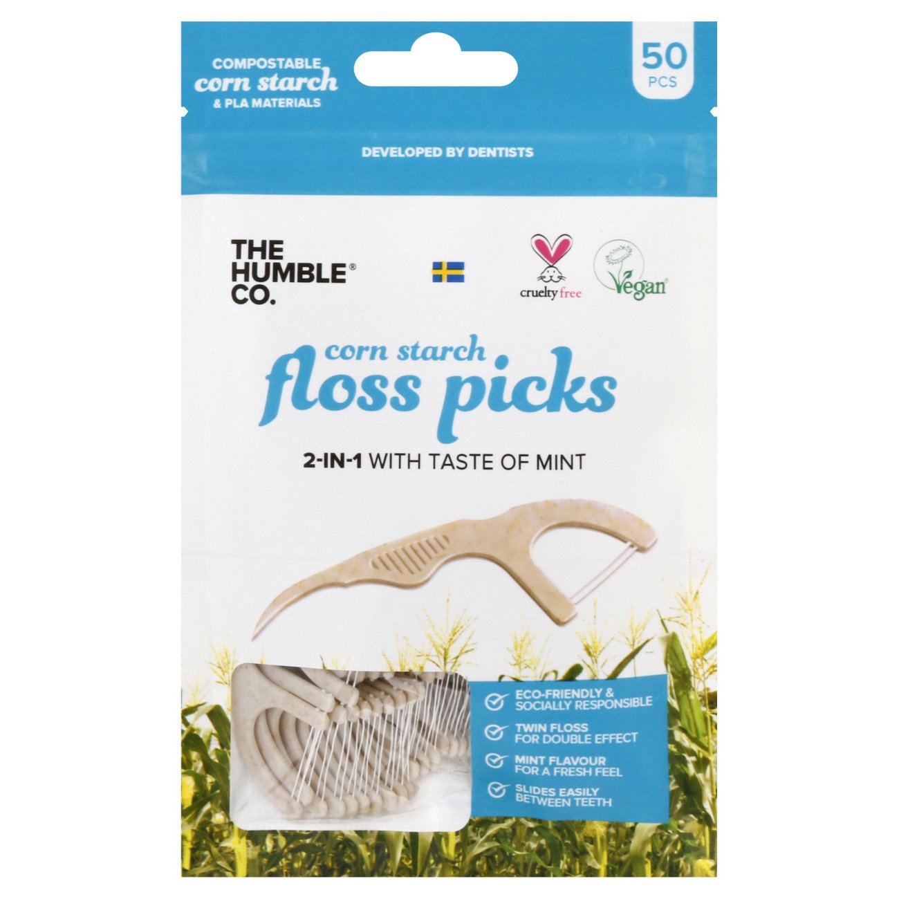 The Humble Co. Mint Floss Picks - Shop Floss at H-E-B