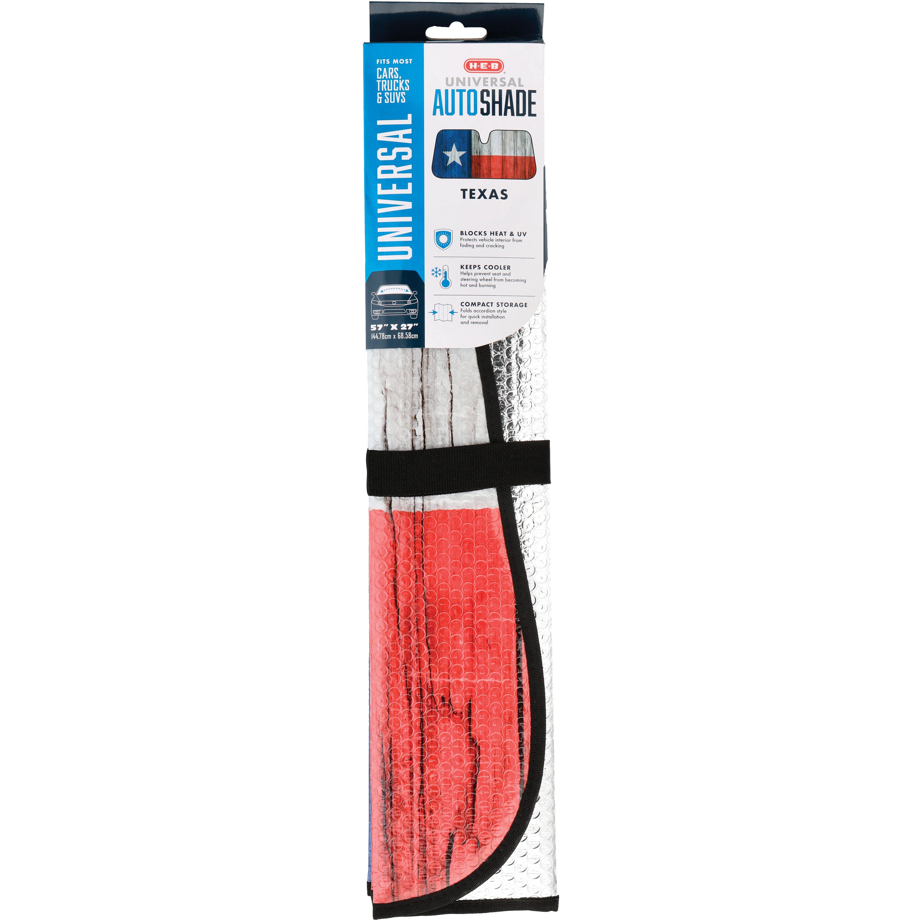 H-E-B Universal Auto Shade - Texas Flag - Shop Car accessories at H-E-B