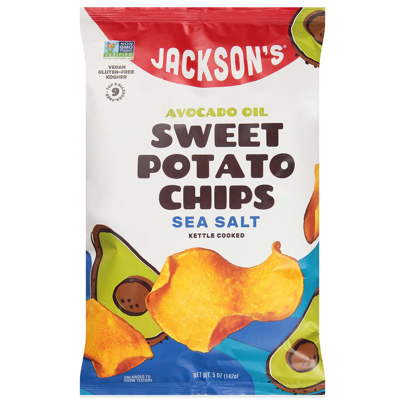 Jackson's Sea Salt Sweet Potato Chips - Shop Chips at H-E-B