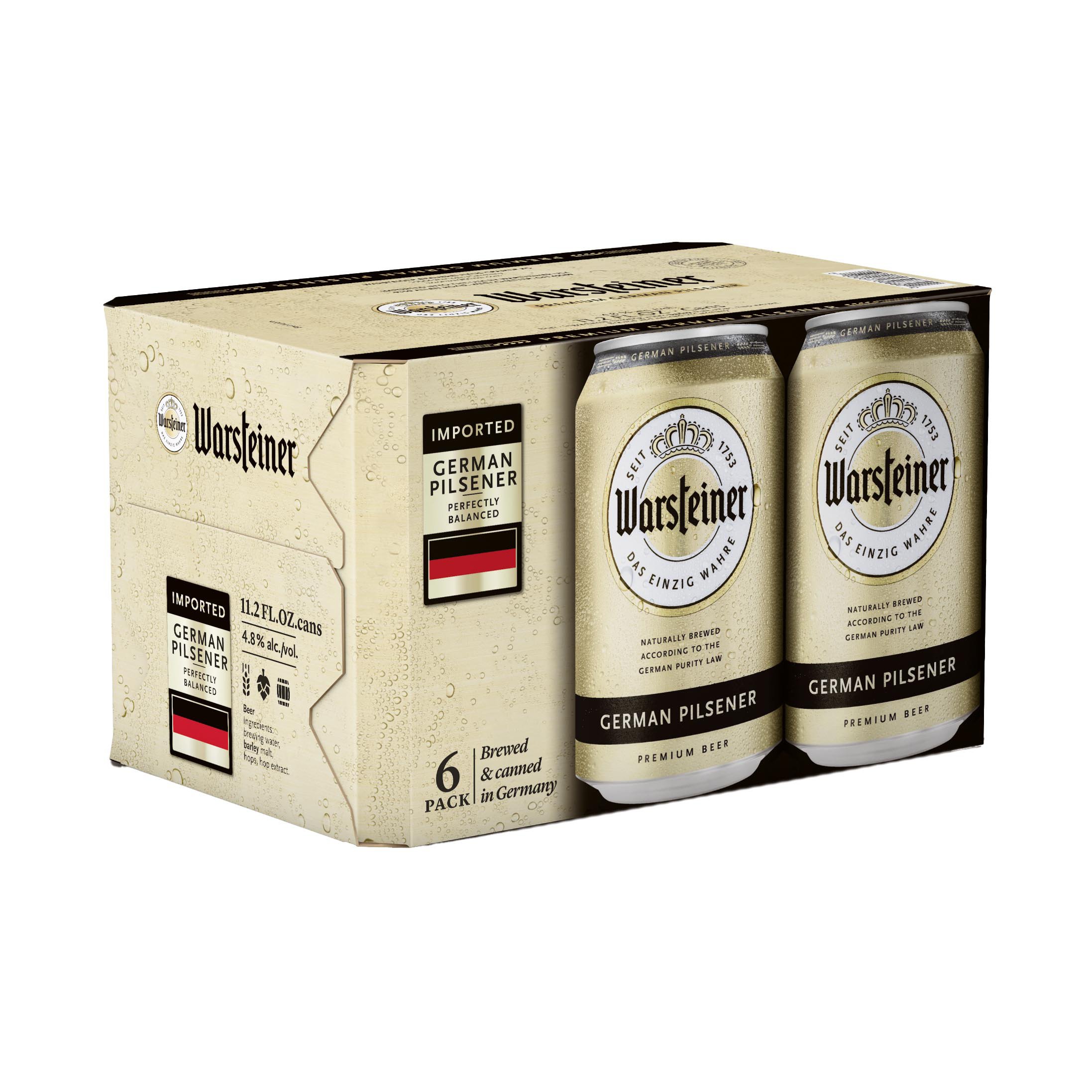 Warsteiner German Pilsener 11.2 oz Cans - Shop Beer at H-E-B
