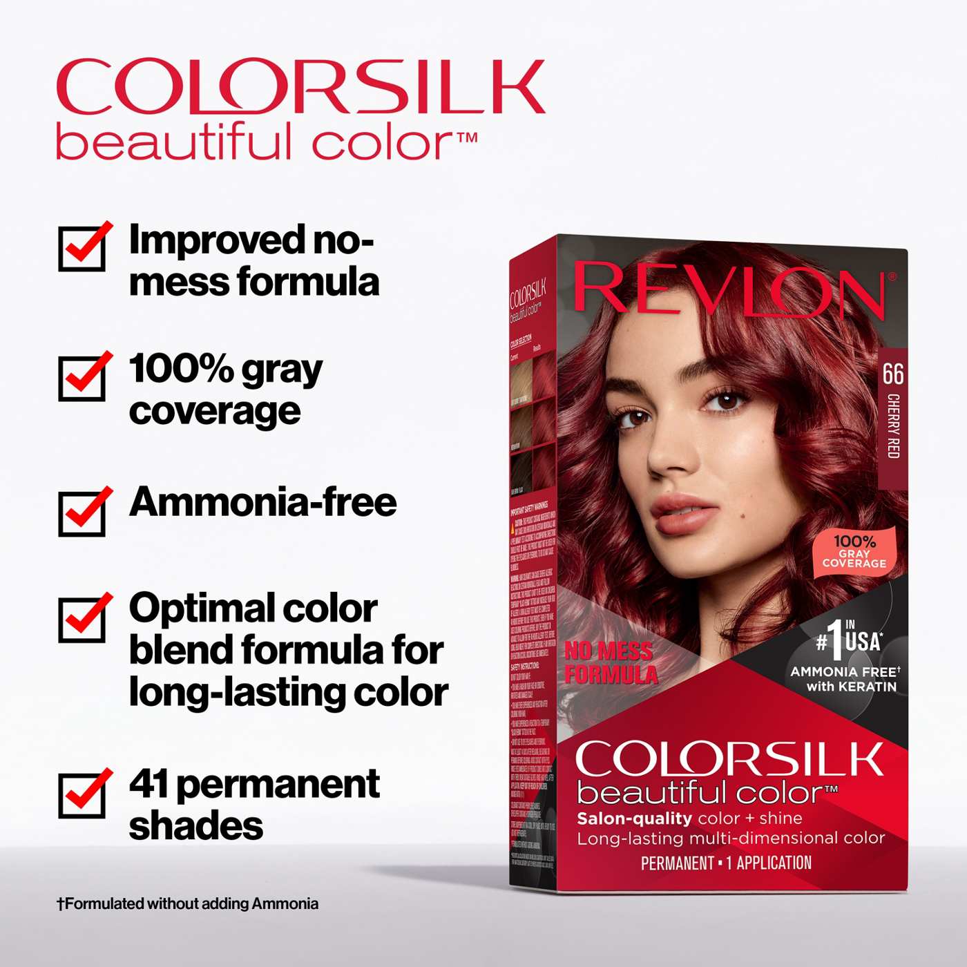 Revlon ColorSilk Hair Color - 32 Dark Mahogany Brown - Shop Hair color ...