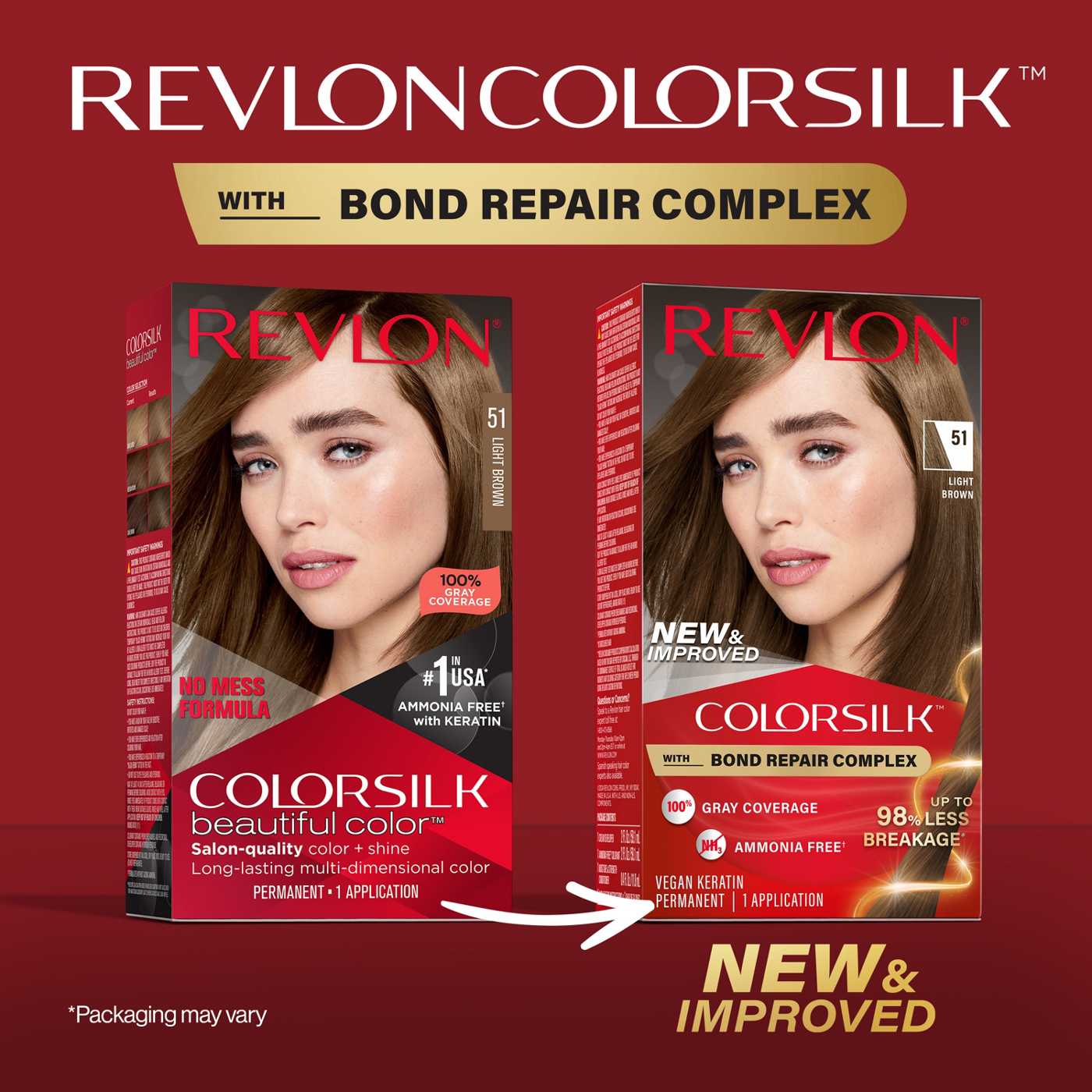 Revlon ColorSilk Hair Color - 51 Light Brown - Shop Hair color at H-E-B