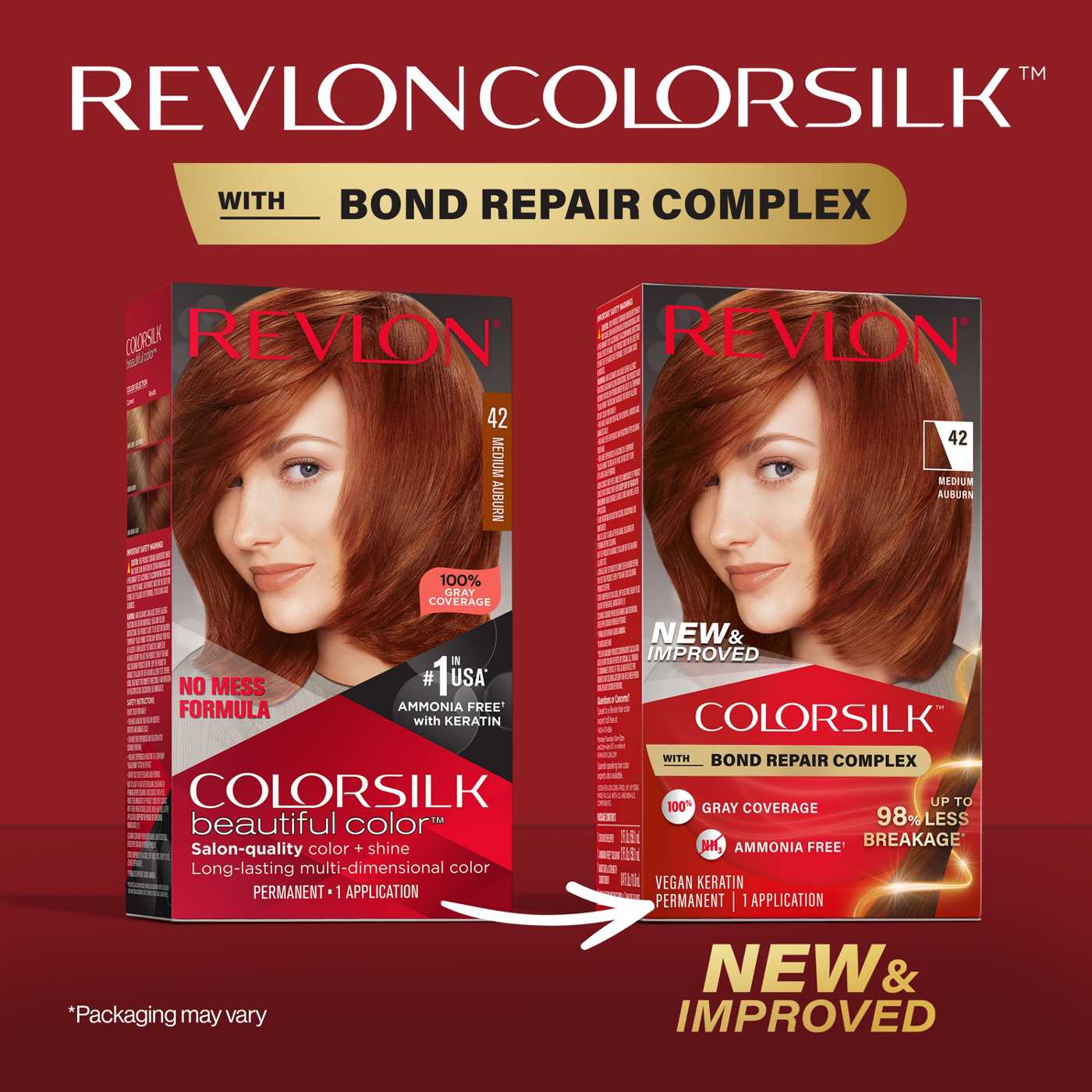 Revlon ColorSilk Hair Color - 42 Medium Auburn - Shop Hair color at H-E-B