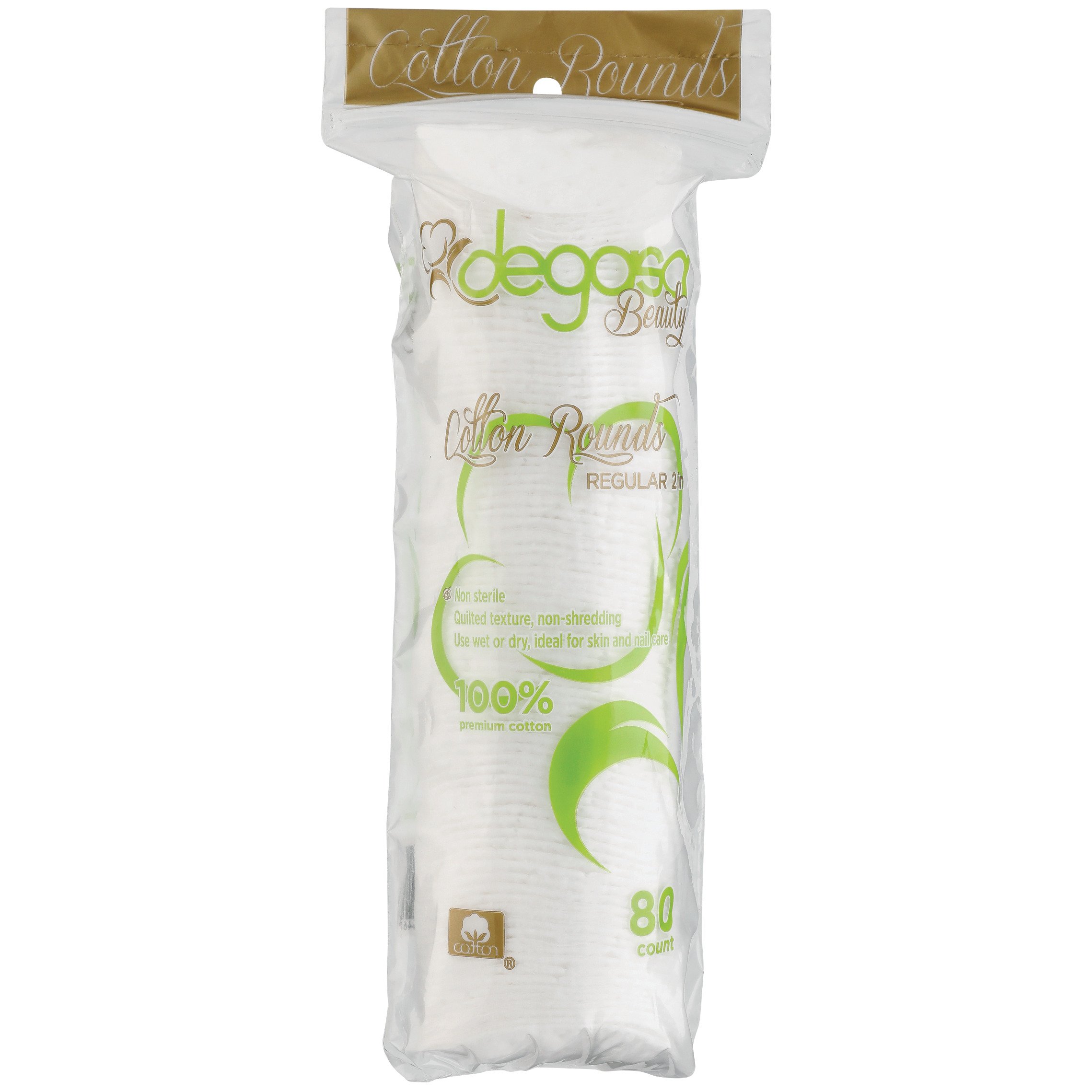 Degasa Beauty Cotton Rounds - Shop Cotton Balls & Swabs at H-E-B