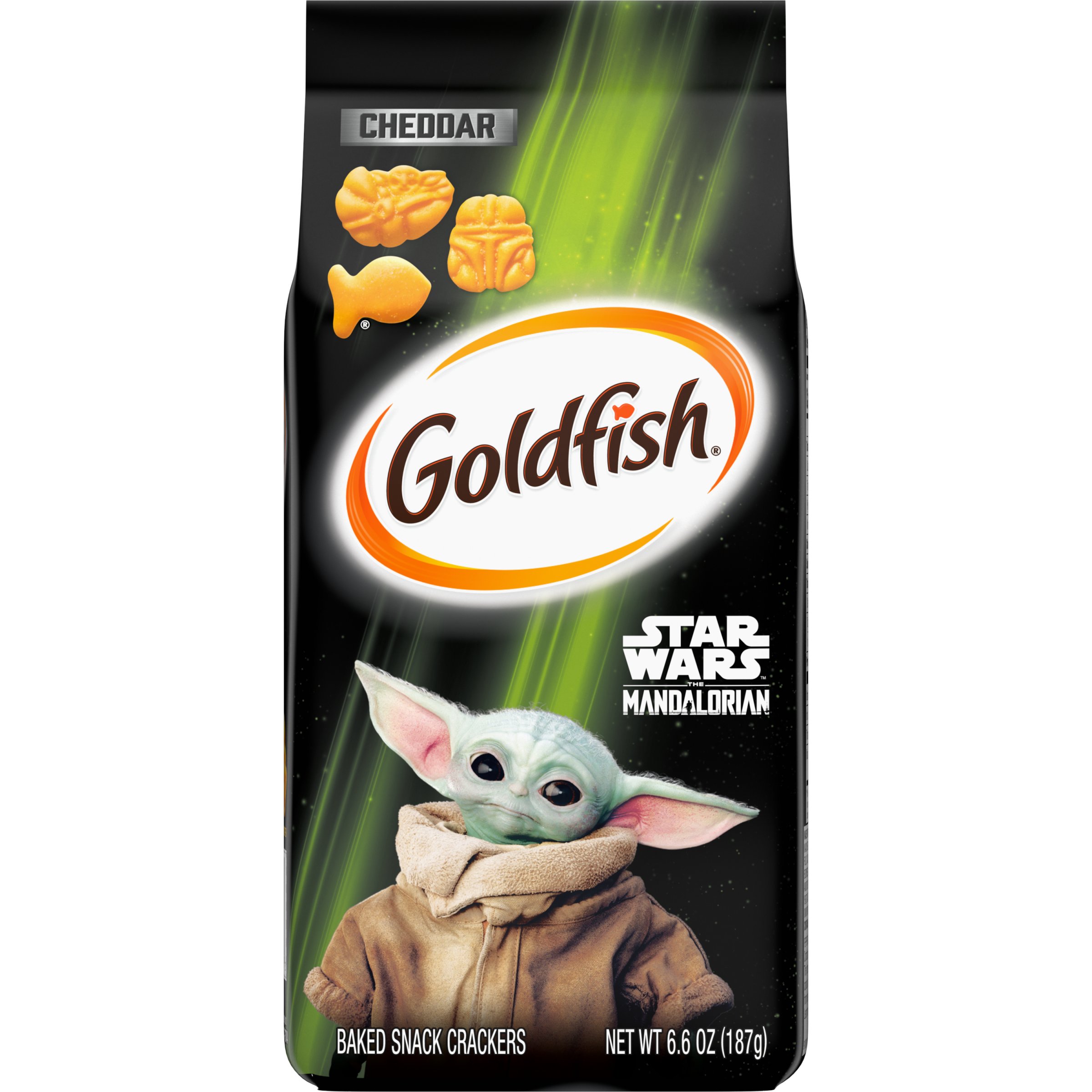 Goldfish Star Wars The Mandalorian Cheddar Crackers - Shop Crackers ...