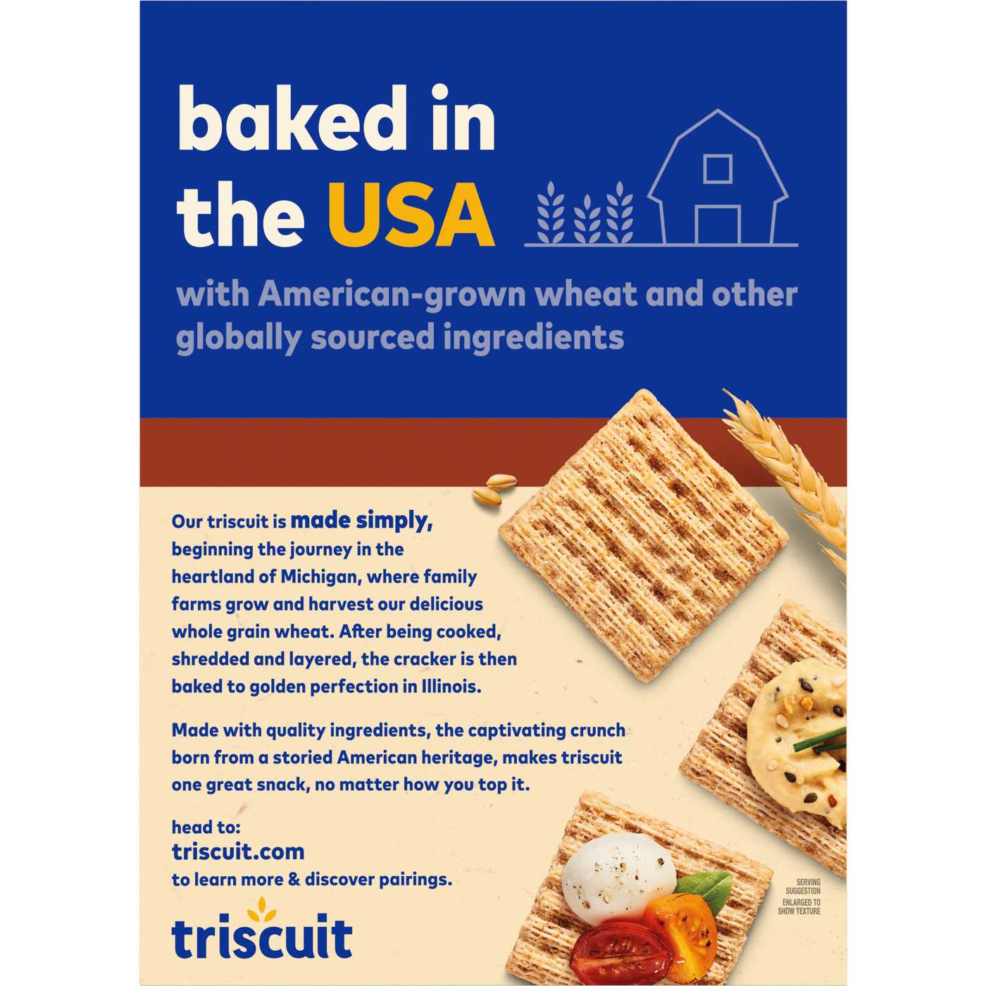 Triscuit Roasted Garlic Whole Grain Wheat Crackers - Shop Crackers ...
