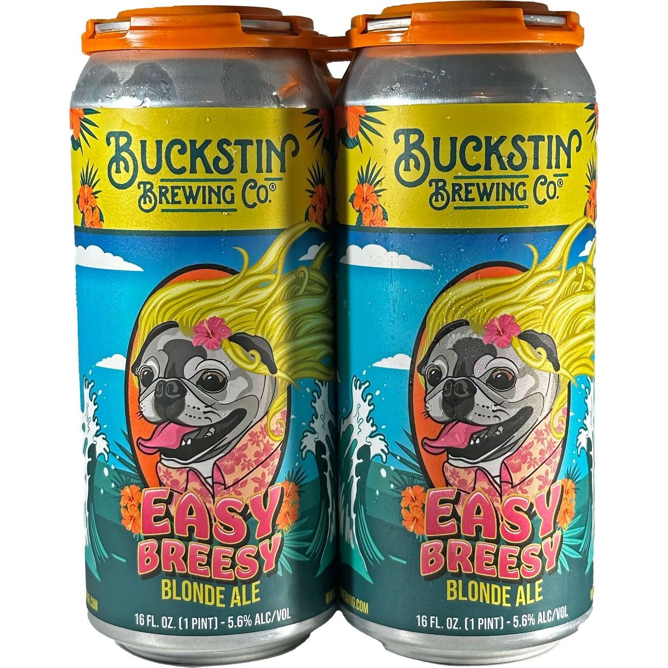 Buckstin Brewing Co. Easy Breesy Blonde Ale Beer 16 oz Cans - Shop Beer ...