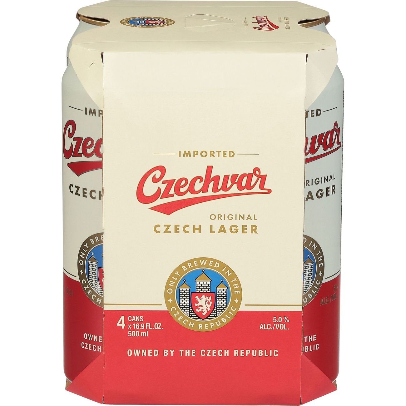 Czechvar Original Czech Lager Beer 4 pk Cans - Shop Beer at H-E-B