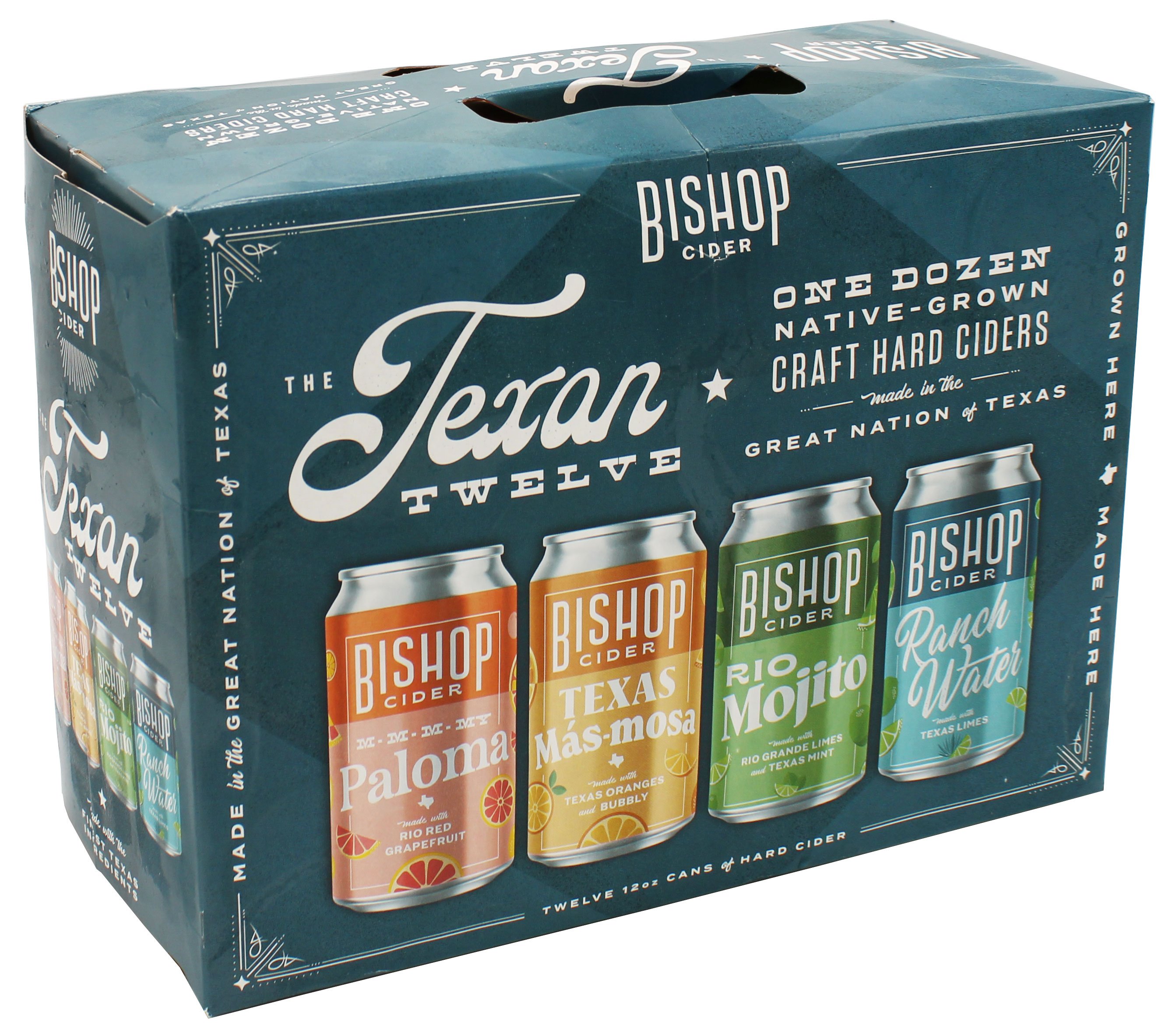 Bishop Cider The Texan Twelve Variety 12 pk Cans - Shop Hard cider at H-E-B