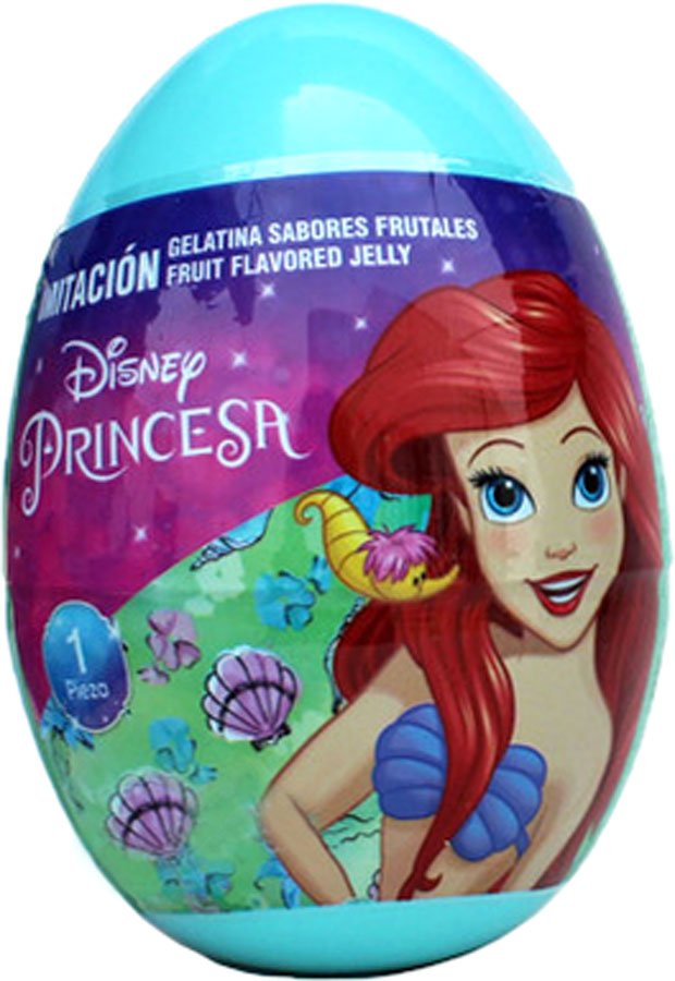 Bondy Fiesta Mega Huevo Disney Princess Flavored Jelly, Assorted, 0.7 ...