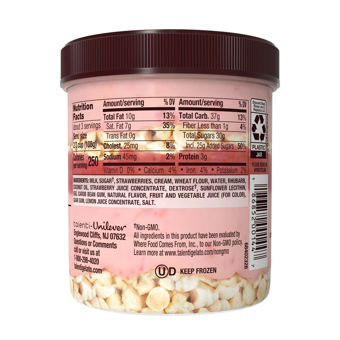 Talenti Strawberry Shortcake Gelato Layers - Shop Ice cream at H-E-B