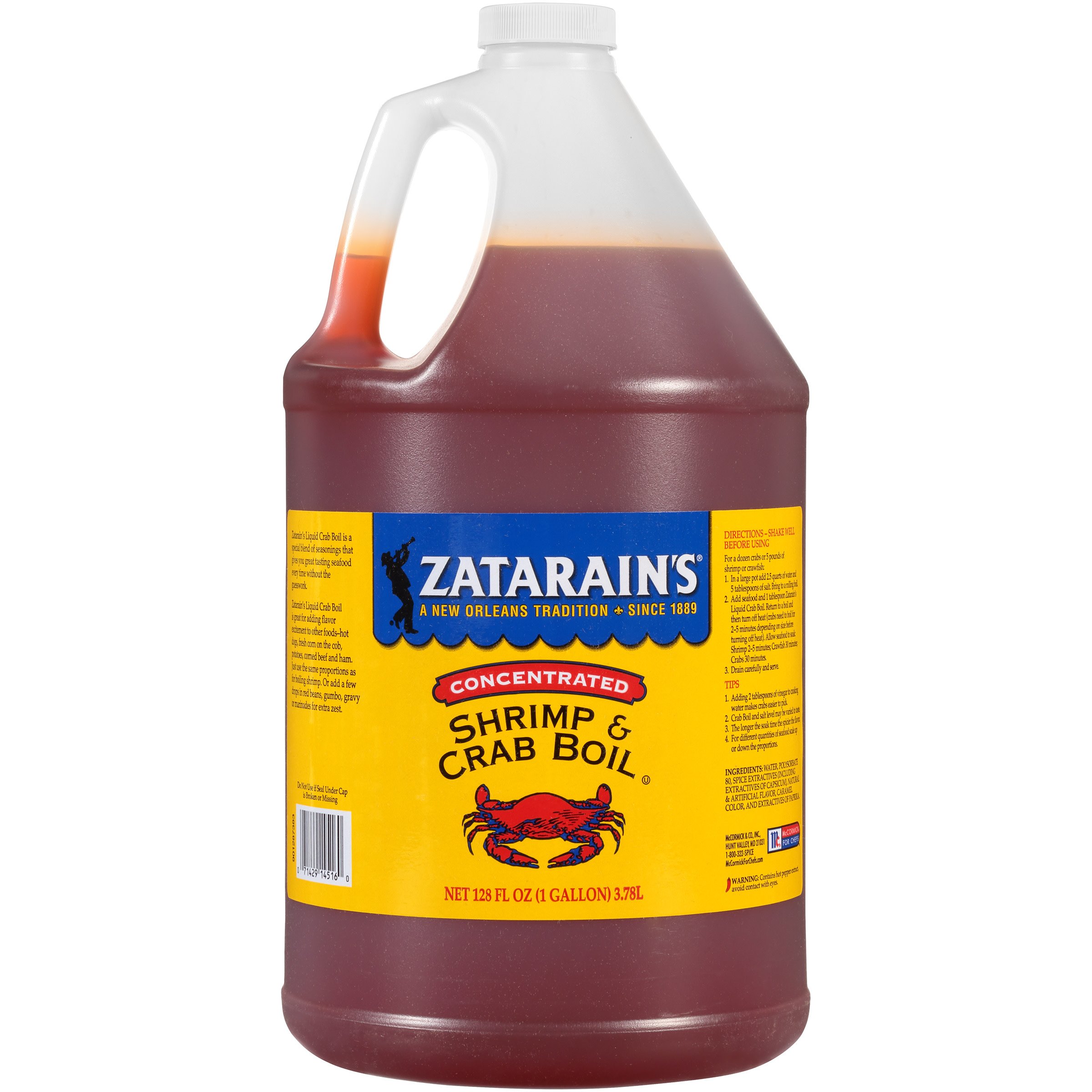 Zatarains Concentrated Crab And Shrimp Boil Shop Spice Mixes At H E B