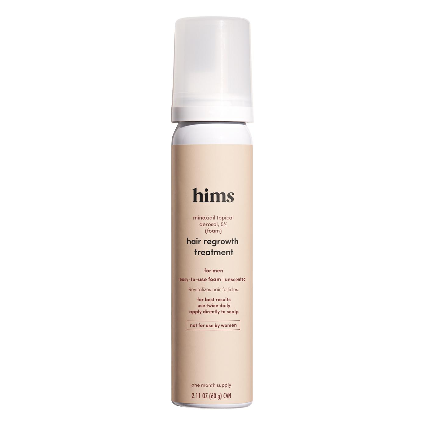 Hims Minoxidil Topical Hair Regrowth Foam Treatment - Shop Skin & scalp ...