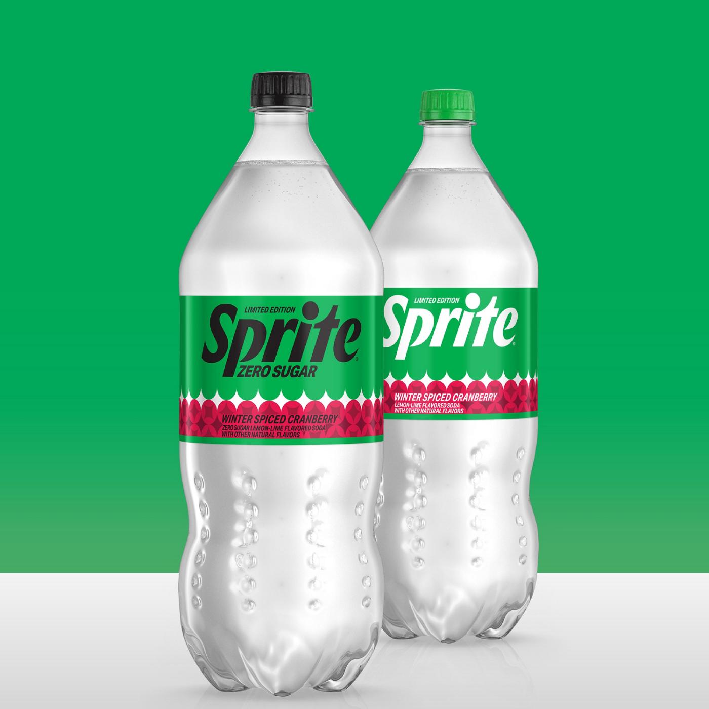 Sprite Zero Sugar Winter Spiced Cranberry Soda Soft Drink - Shop Soda ...