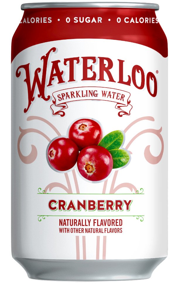 Waterloo Cranberry Sparkling Water - Shop Water at H-E-B