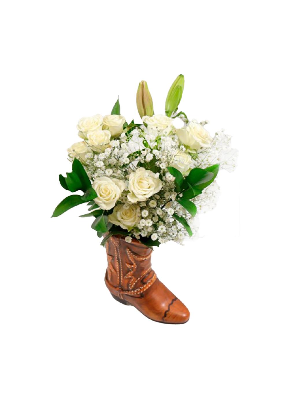 BLOOMS by H-E-B Kickin It Up Boot Flower Arrangement - Shop Flowers ...