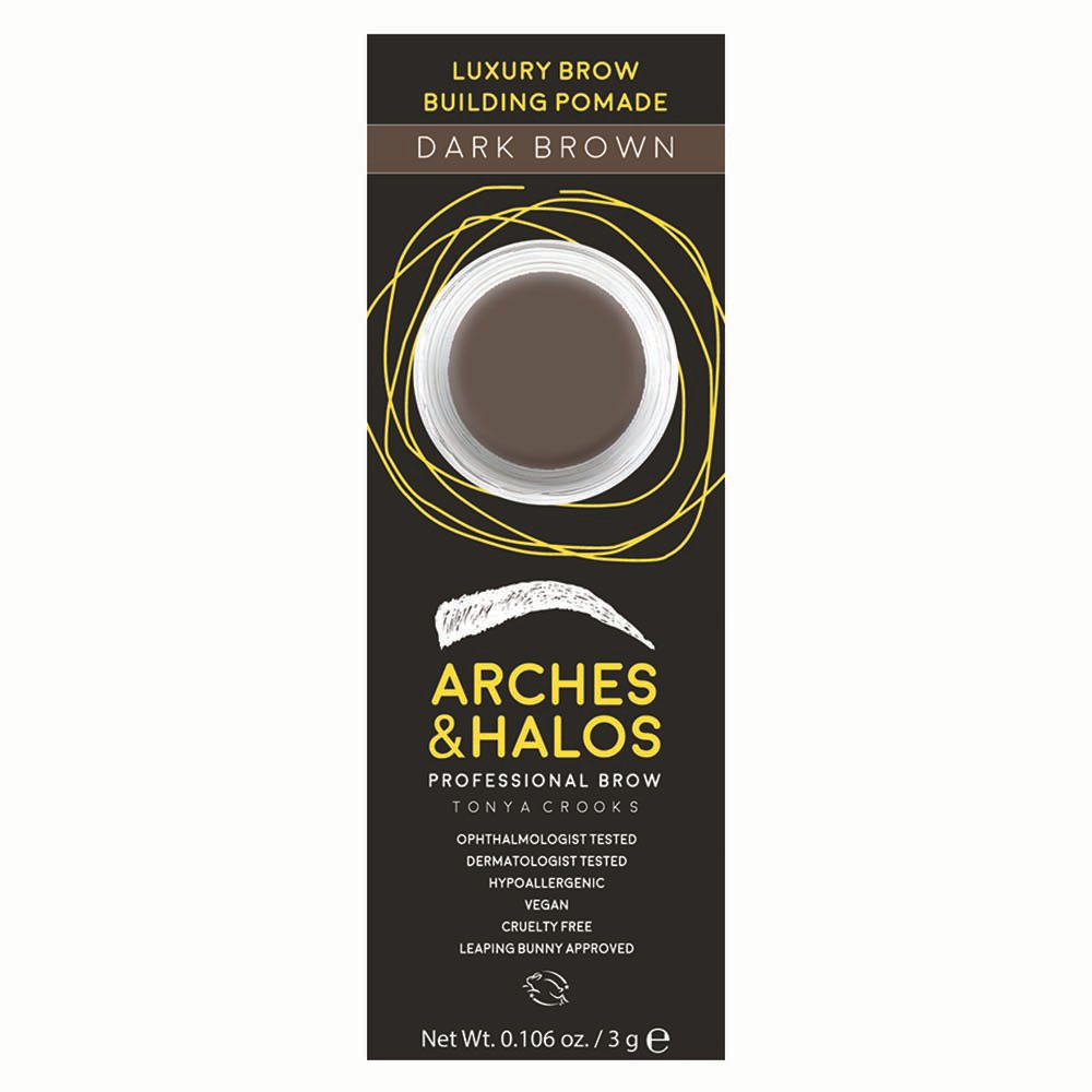 Arches & Halos Luxury Brow Building Pomade - Dark Brown - Shop Brow ...
