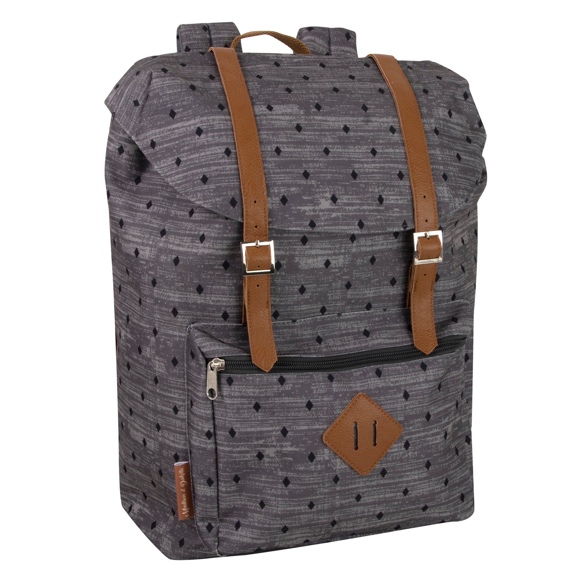 Trailmaker Madison & Dakota Multi Pocket Backpack - Dotted Gray - Shop ...