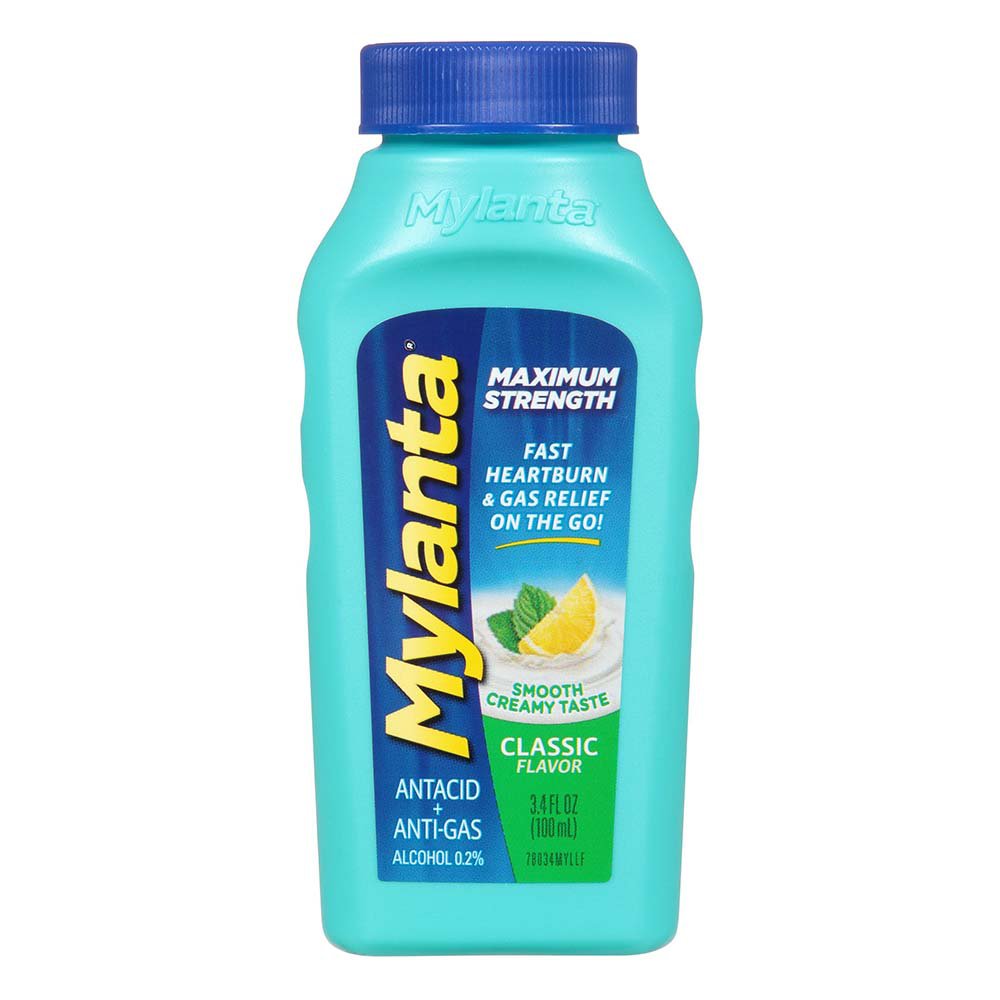 Mylanta Maximum Strength Liquid, Classic Flavor - Shop Digestion ...