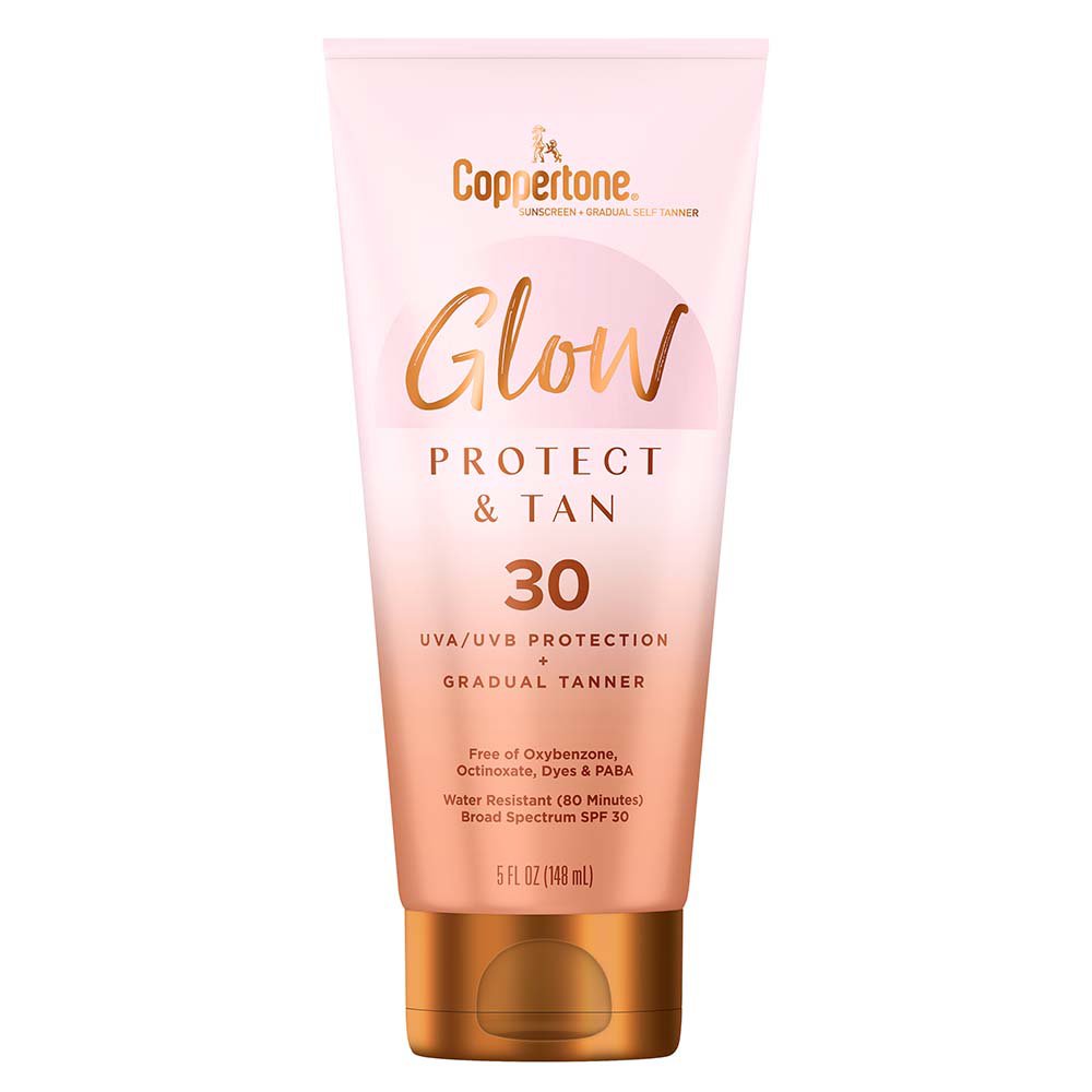 Coppertone Glow Protect & Tan SPF 30 - Shop Sunscreen & self tanners at ...