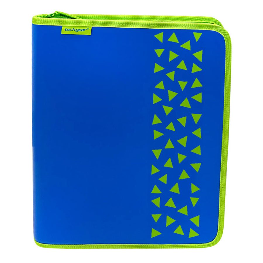 Tech Gear Geotag Pocket Zipper Binder - Blue/Green - Shop Binders at H-E-B