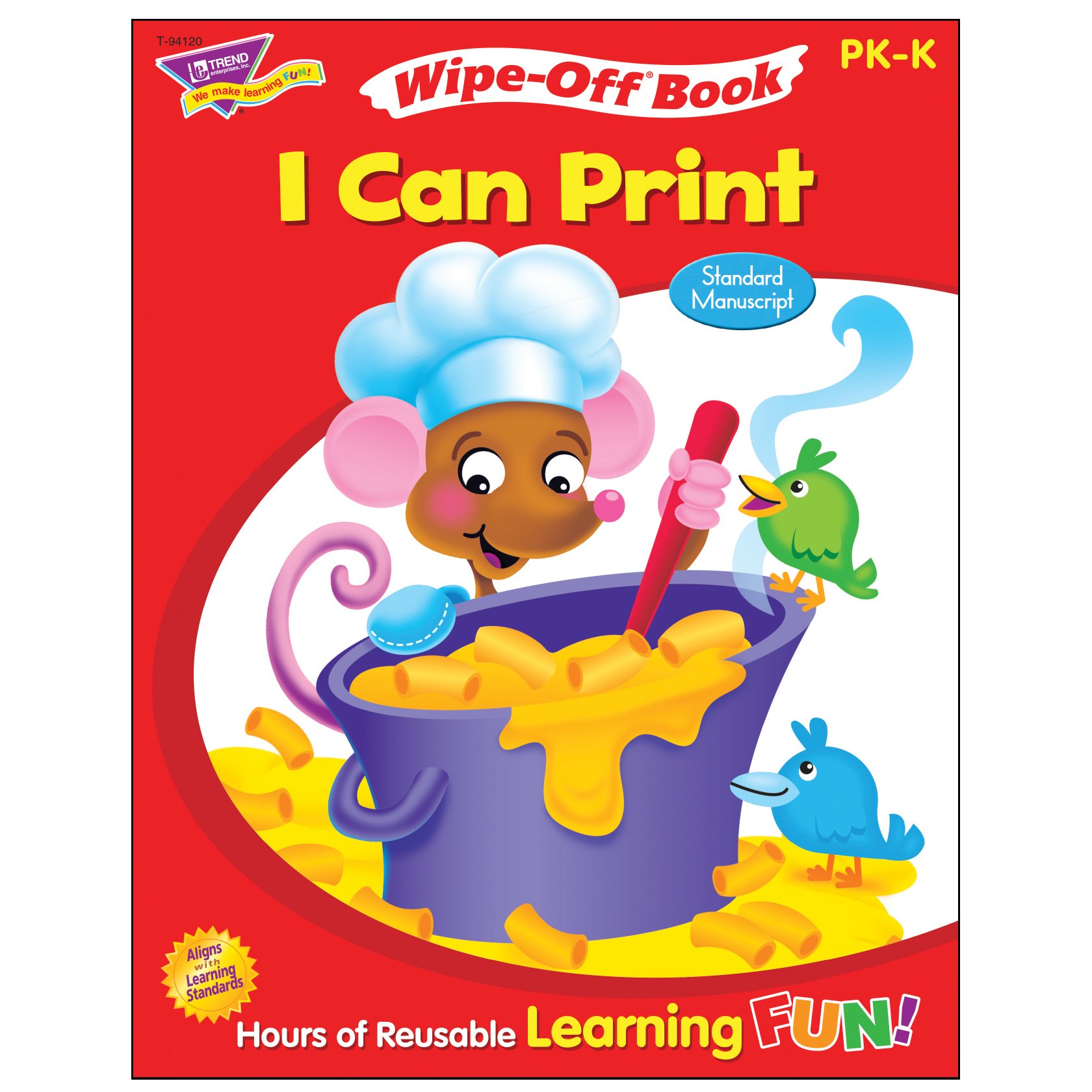 Trend I Can Print Standard Manuscript Wipe-Off Activity Book - Shop ...