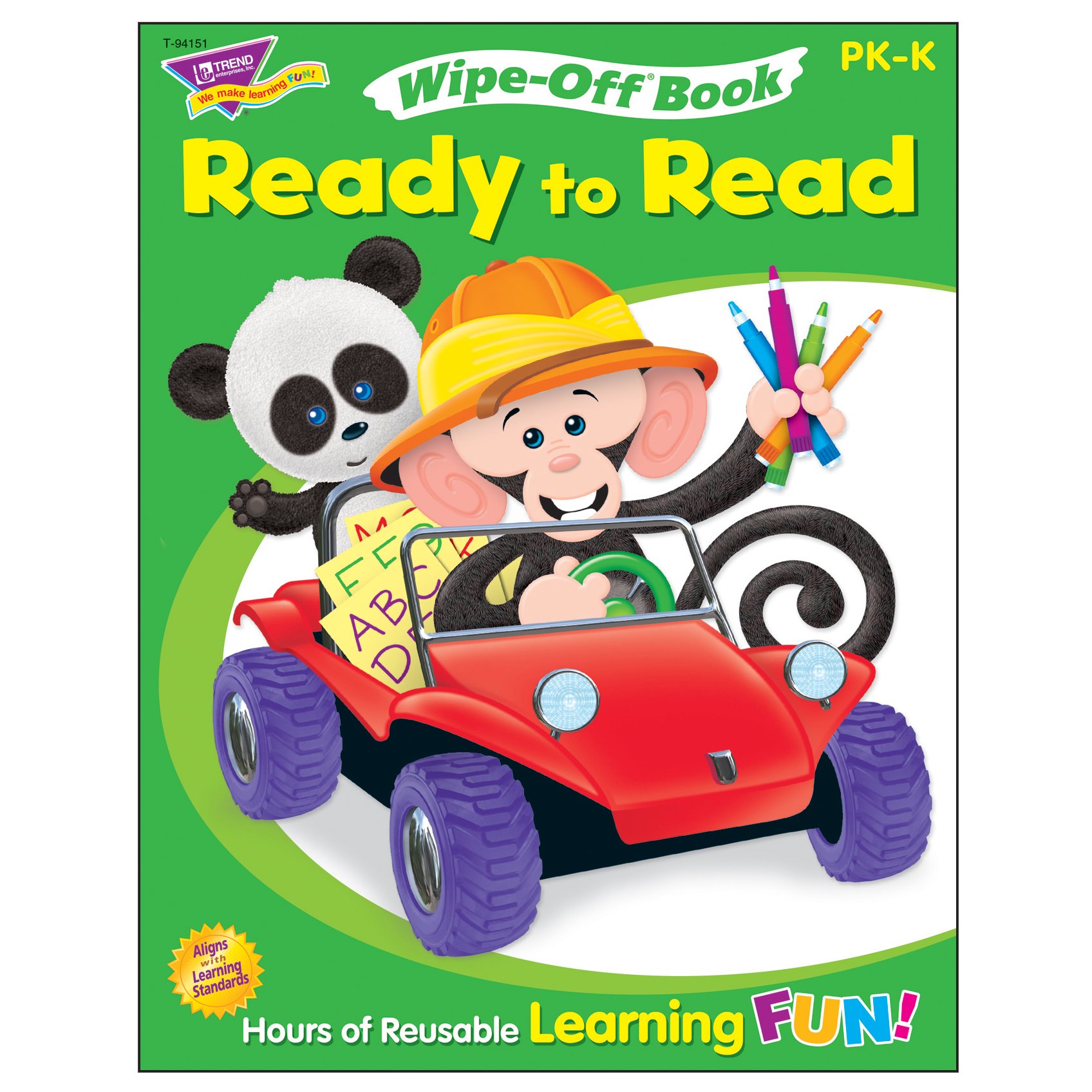 Trend Ready to Read Wipe-Off Activity Book - Shop Books & magazines at ...