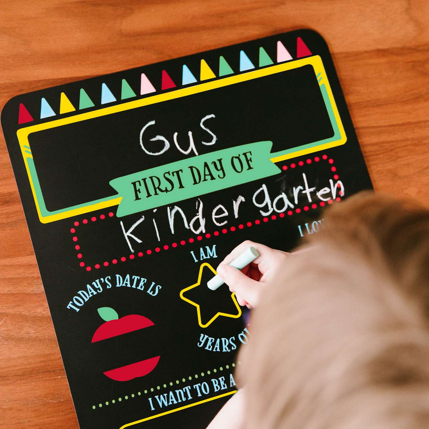 Pearhead First & Last Day of School Reversible Chalkboard - Shop Kits ...