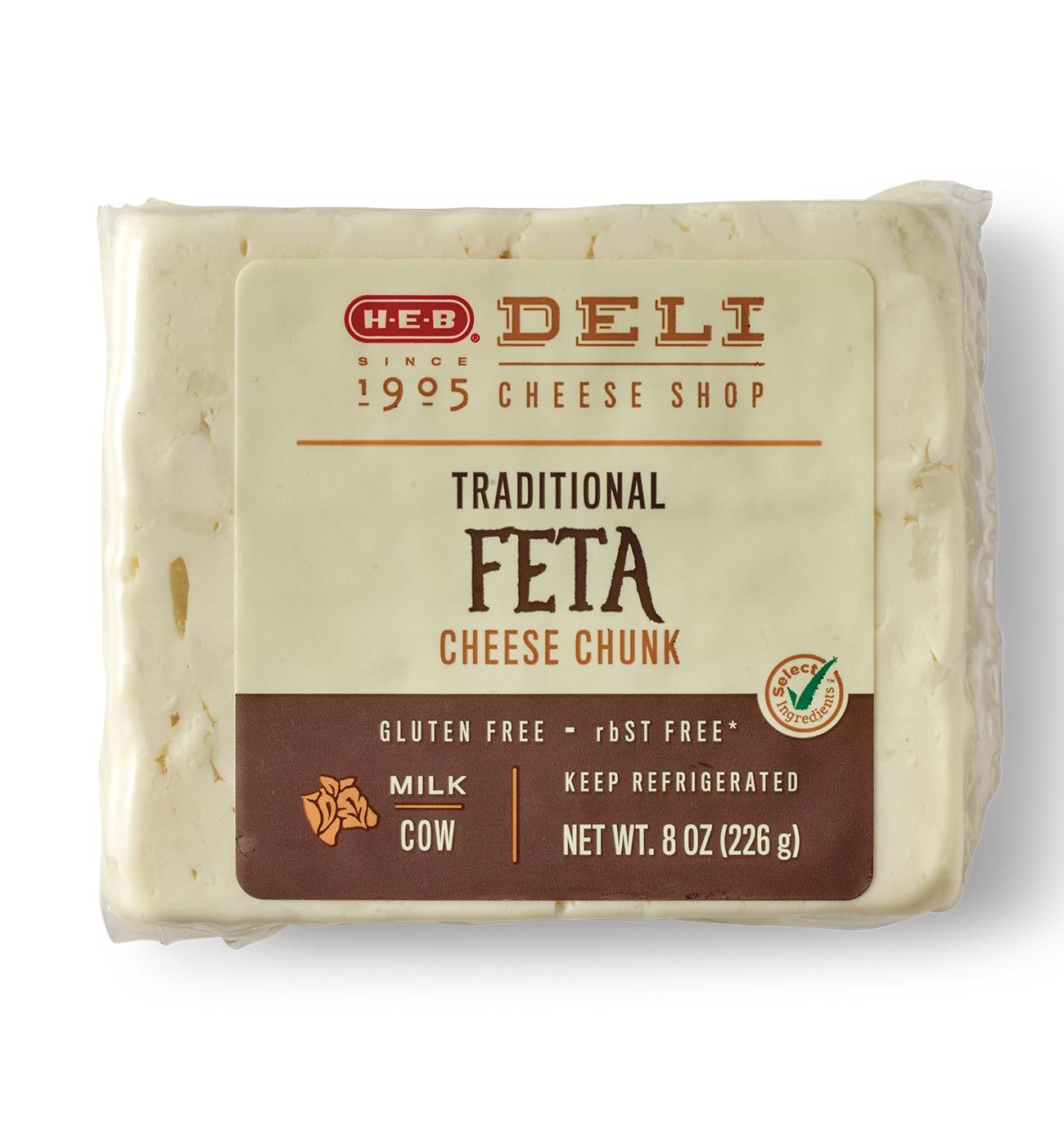 H-E-B Deli Traditional Feta Cheese Chunk - Shop Cheese at H-E-B