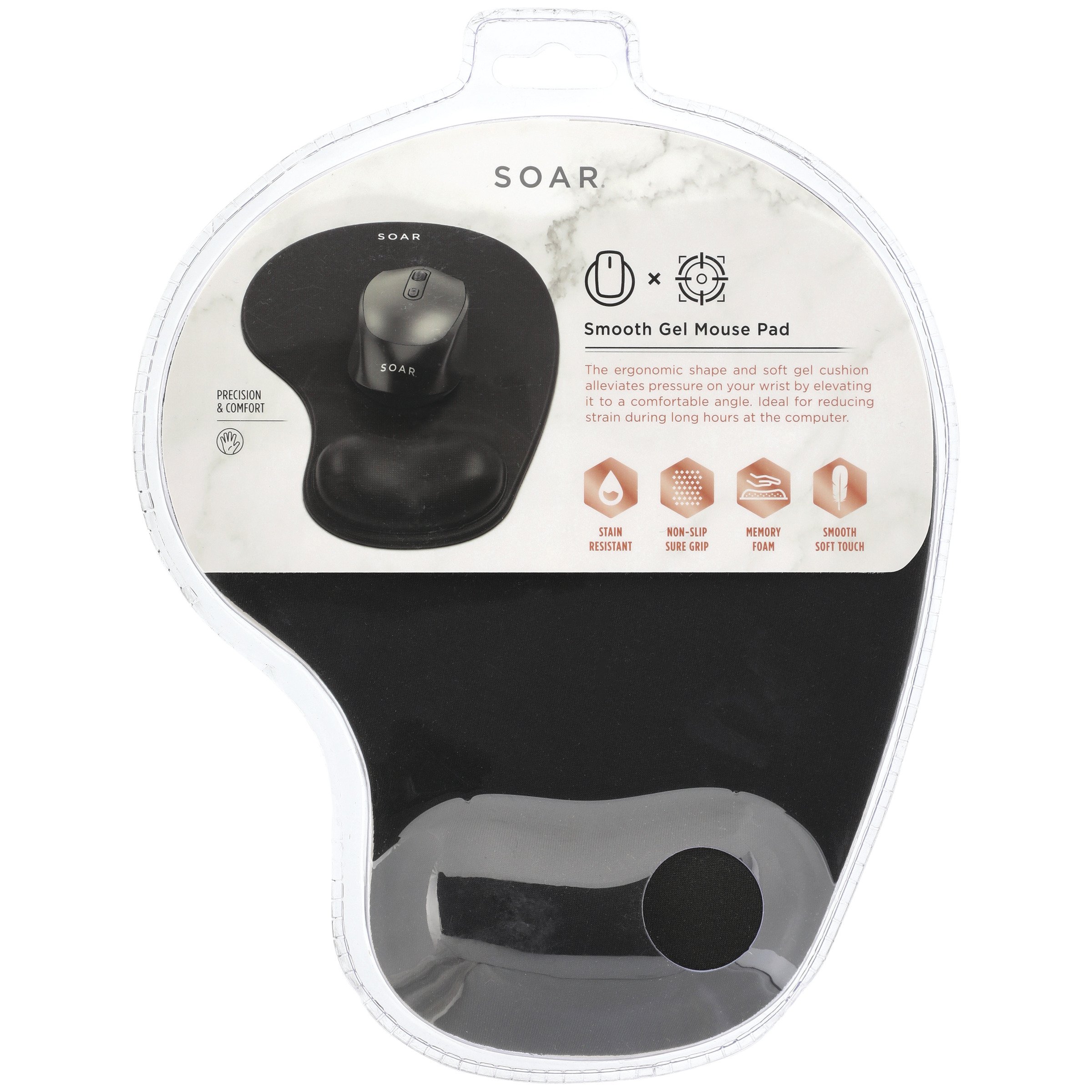 Soar Smooth Gel Mouse Pad-Black - Shop Keyboards & mice at H-E-B