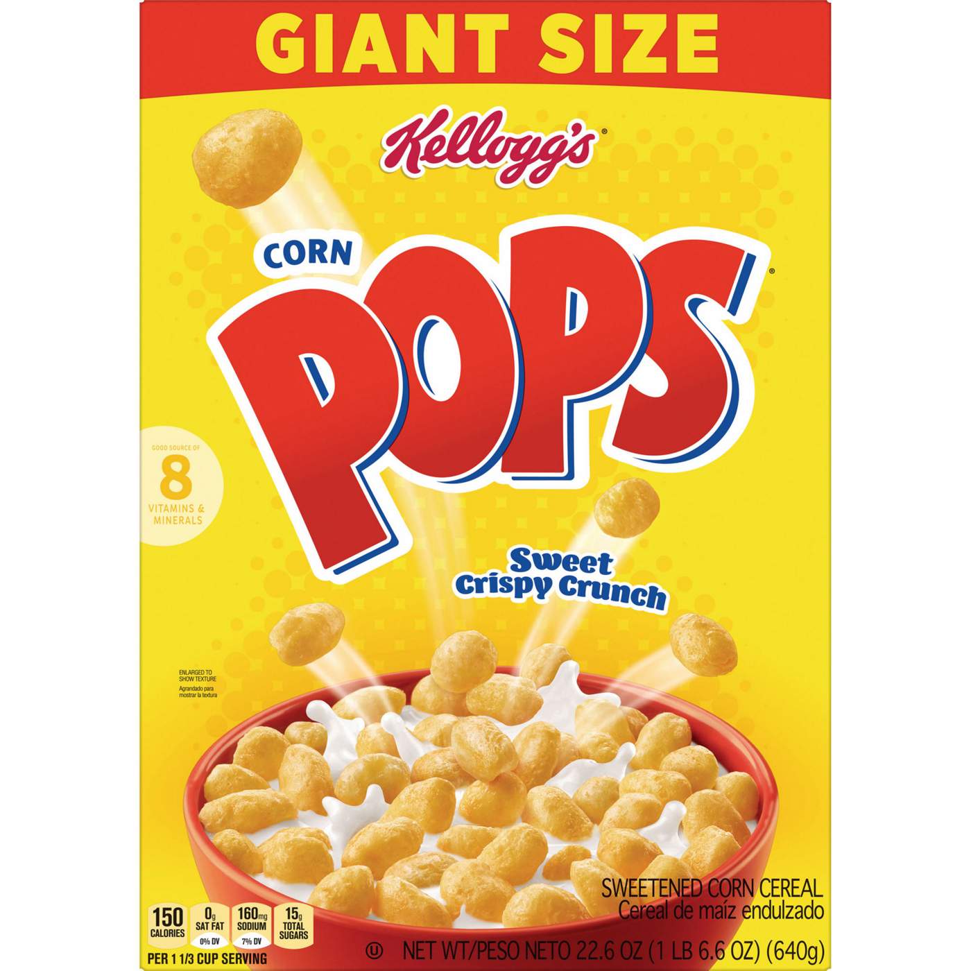 Kellogg's Corn Pops Giant Size - Shop Cereal at H-E-B