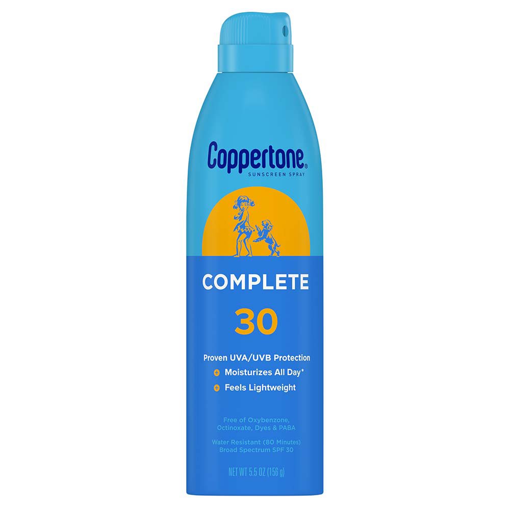 Coppertone Complete Sunscreen Spray SPF 30 - Shop Sunscreen & self ...