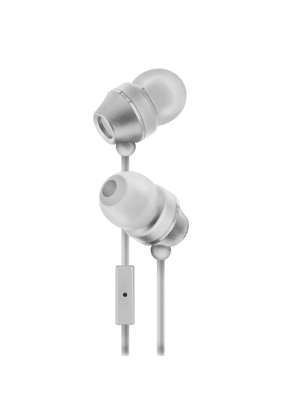 Sentry Evolve Stereo Earbuds with Mic - Silver - Shop Headphones at H-E-B