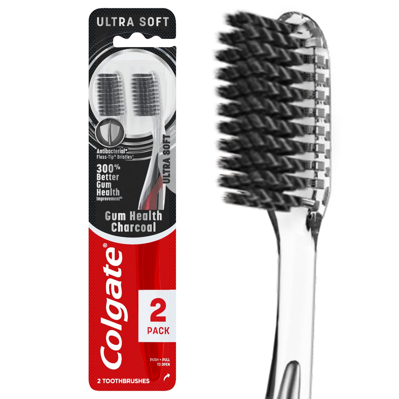 Colgate Gum Health Charcoal Toothbrushes - Ultra Soft - Shop ...