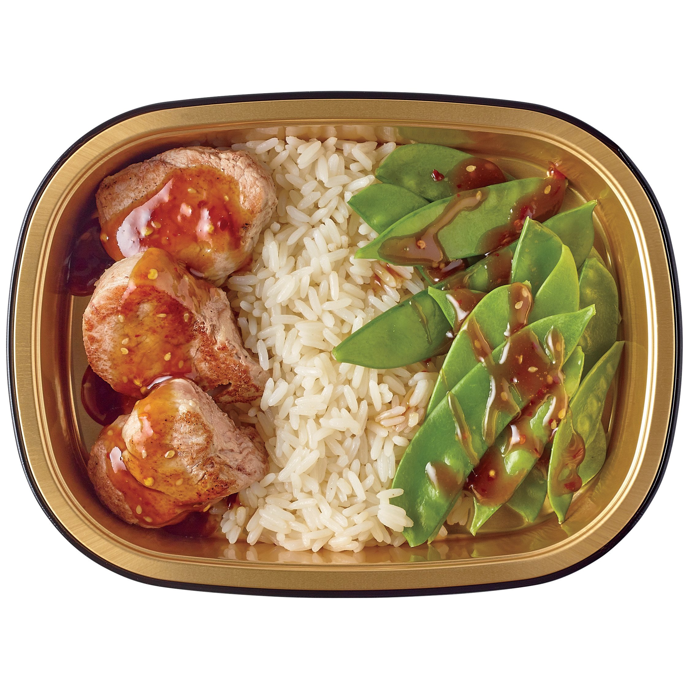Meal Simple by H-E-B Ginger Soy Glazed Pork Tenderloin with Rice & Snow ...