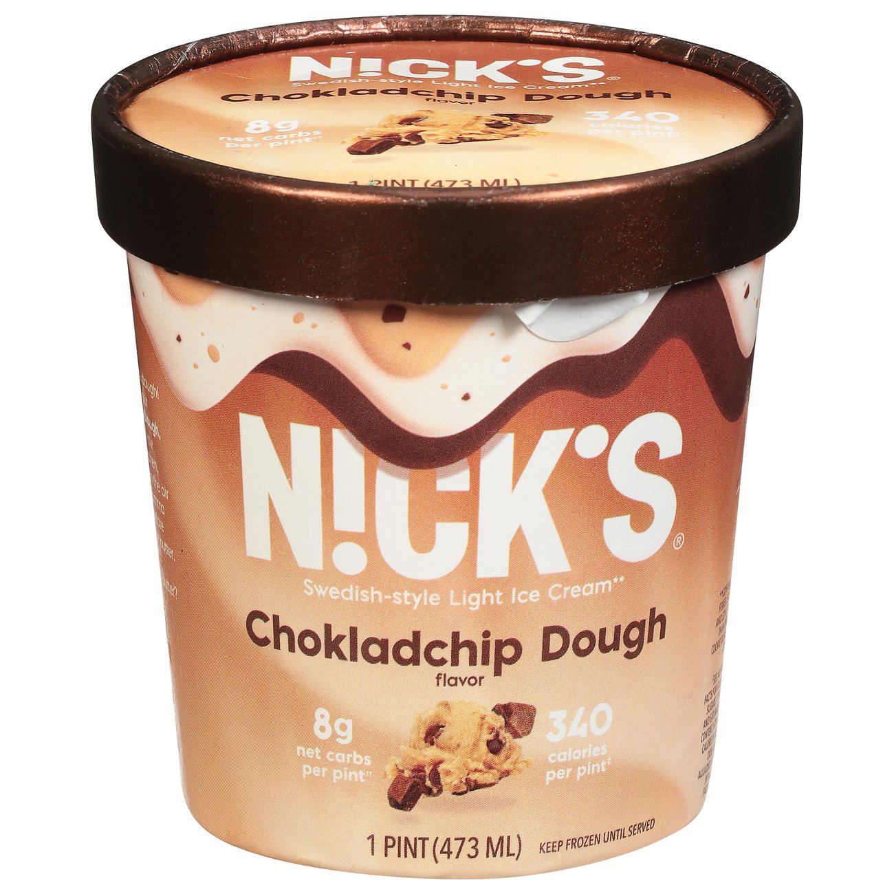 Nick's Swedish Cookie Dough Swedish-Style Light Ice Cream - Shop Ice ...
