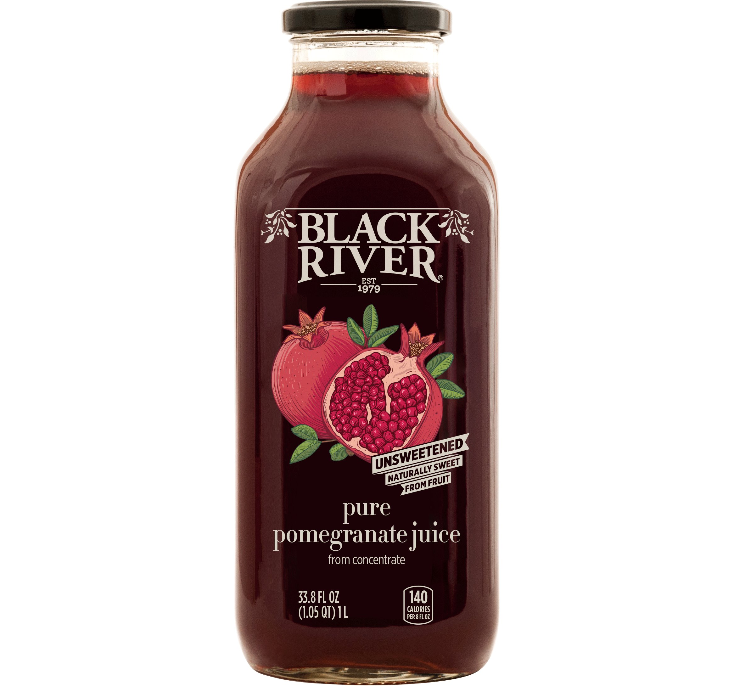 Black River Pure Pomegranate Juice, 33.8 fl oz | Central Market ...