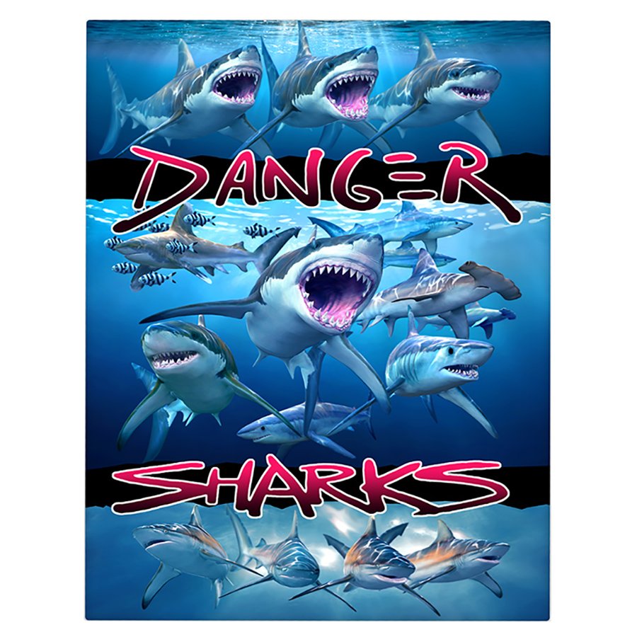 Art Game 3D Sharks Lenticular Pocket Poly Folder - Shop Folders at H-E-B