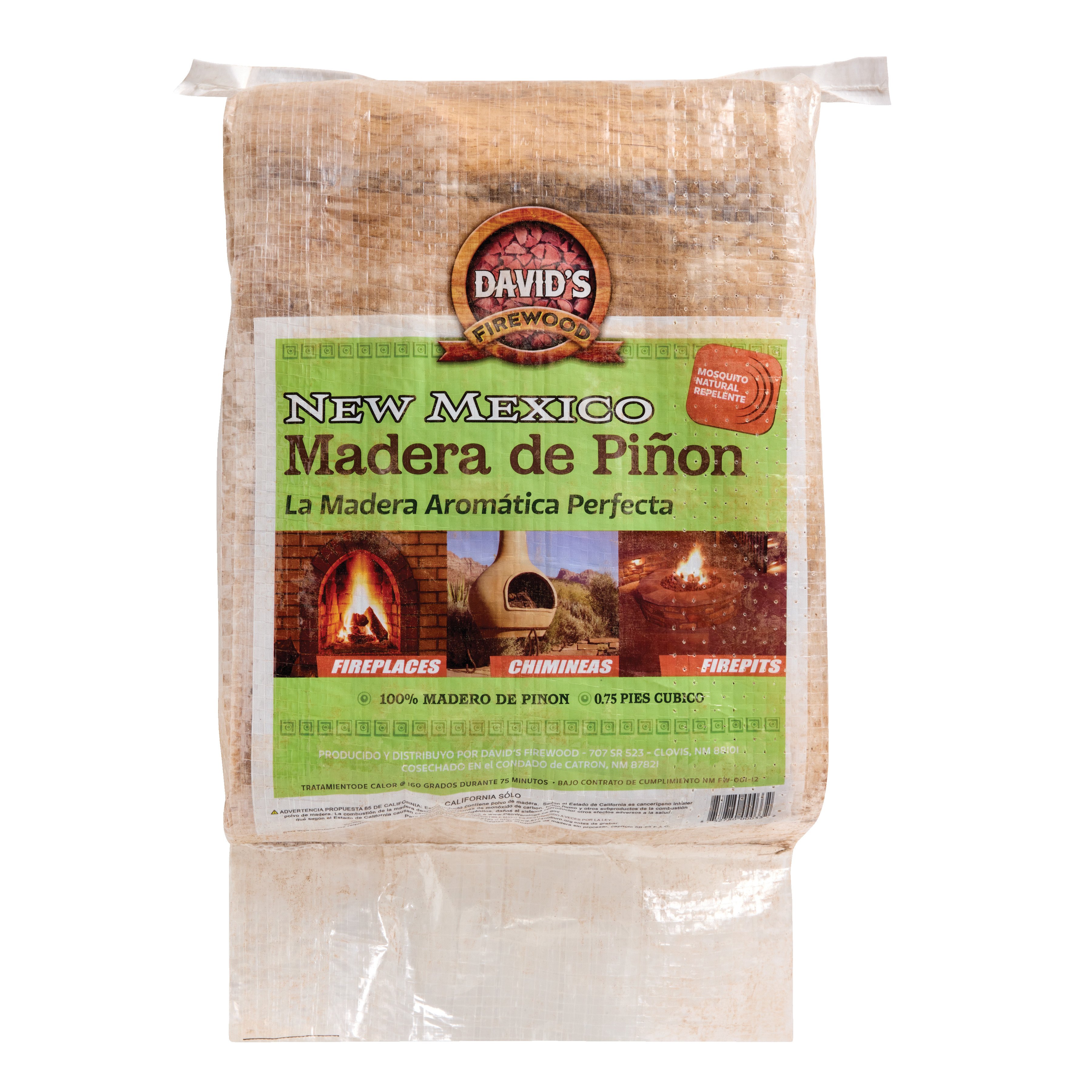 David's Firewood New Mexico Pinon Wood - Shop Charcoal, wood & fuel at ...