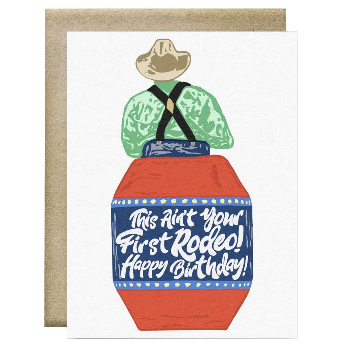 Texas Proud Not Your First Rodeo Birthday Card - Shop Invites & thank ...