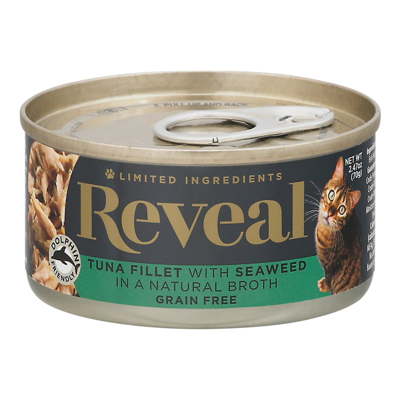 Reveal Tuna Fillet With Seaweed Grain Free Can - Shop Cats at H-E-B