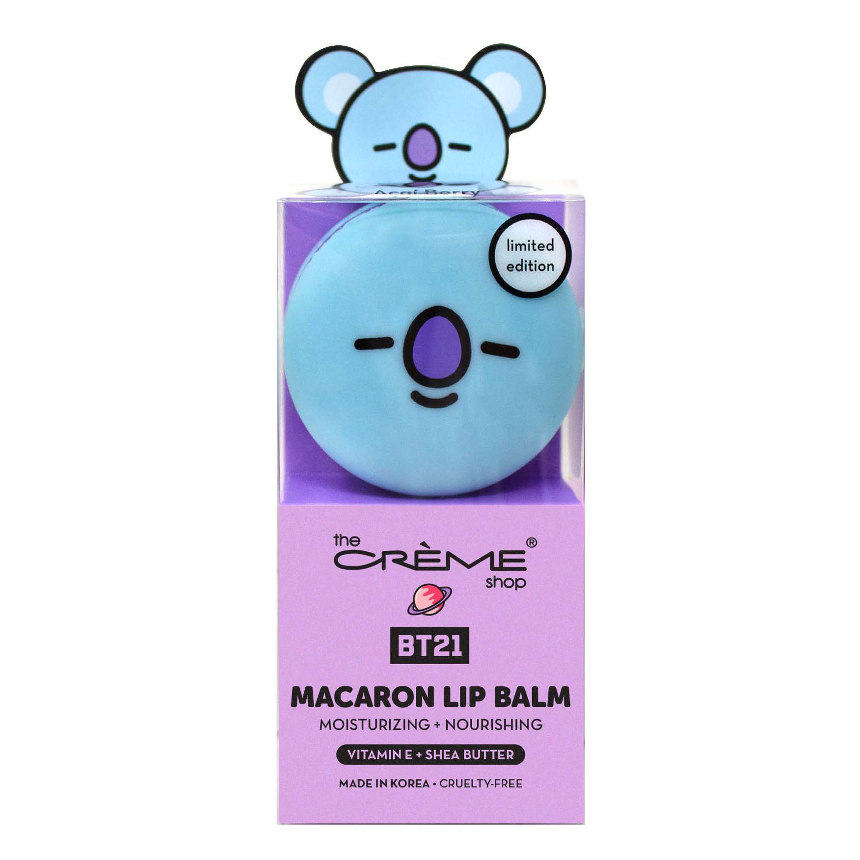 The Crème Shop Koya Macaron Lip Balm Acai Berry - Shop Lip gloss at H-E-B