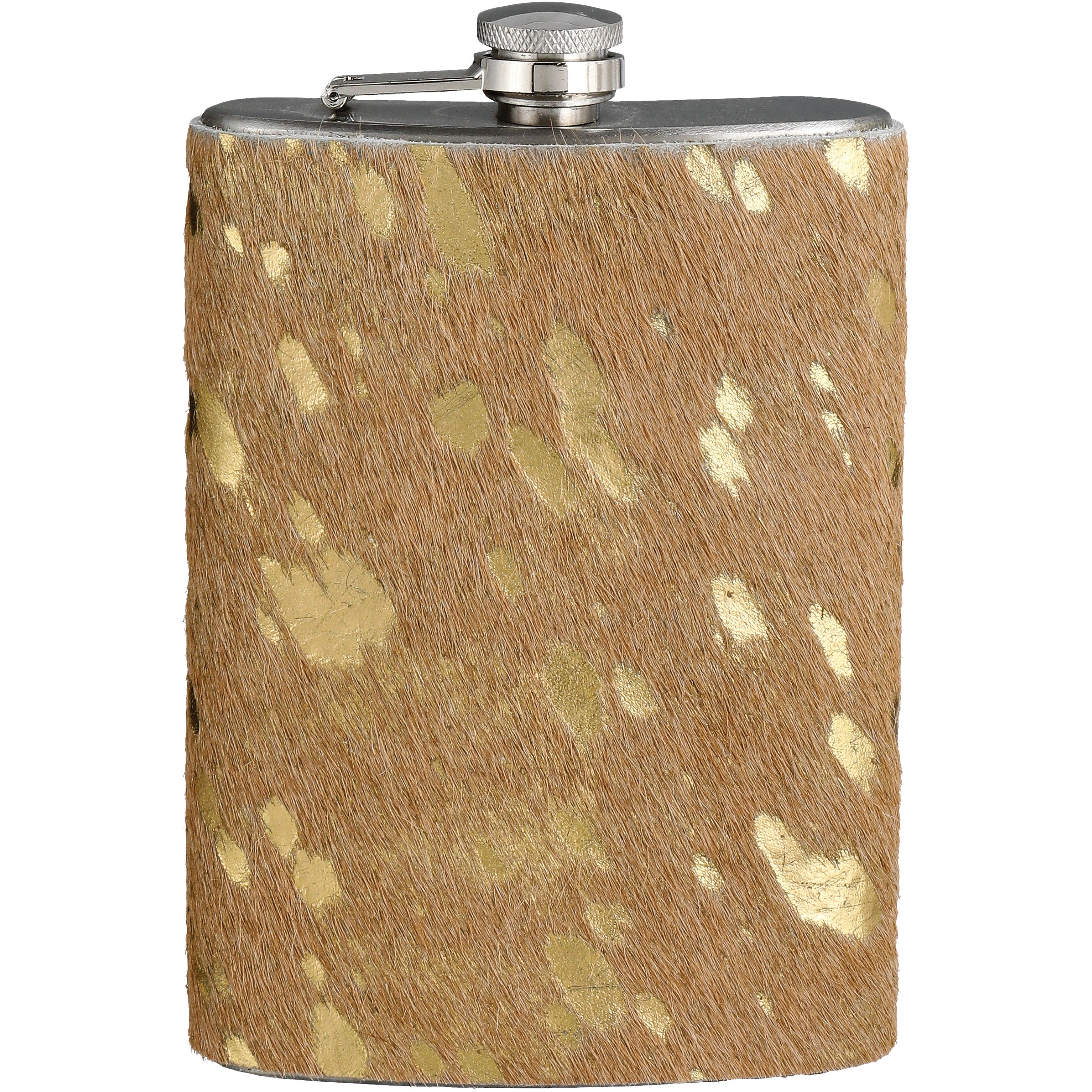 Texas Proud Light Brown Cowhide Flask - Shop Seasonal decor at H-E-B