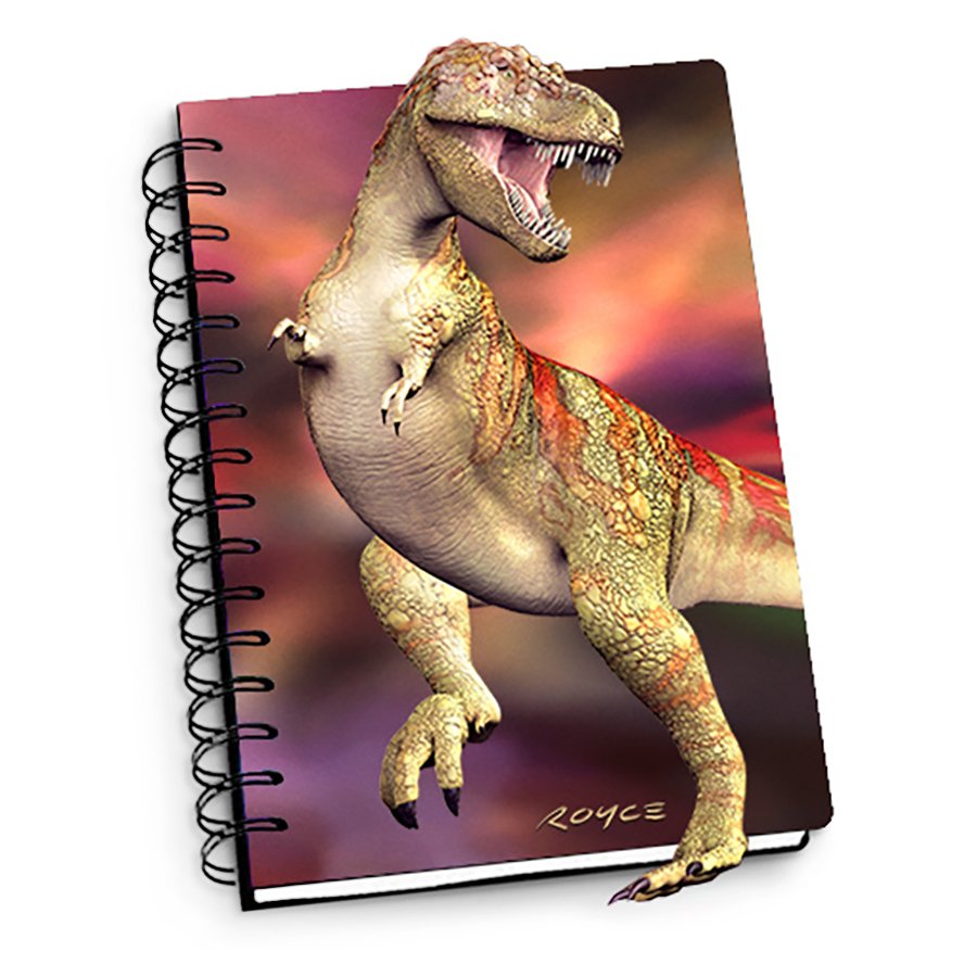 Art Game 3D Dino Twin Wire Fashion Notebook - Shop Notebooks at H-E-B