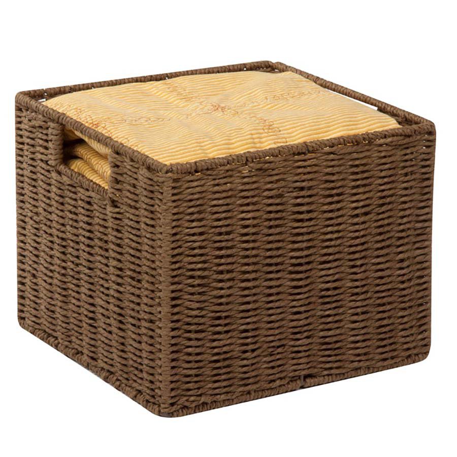 Honey Can Do Parchment Cord Storage Crate – Brown - Shop Desktop ...